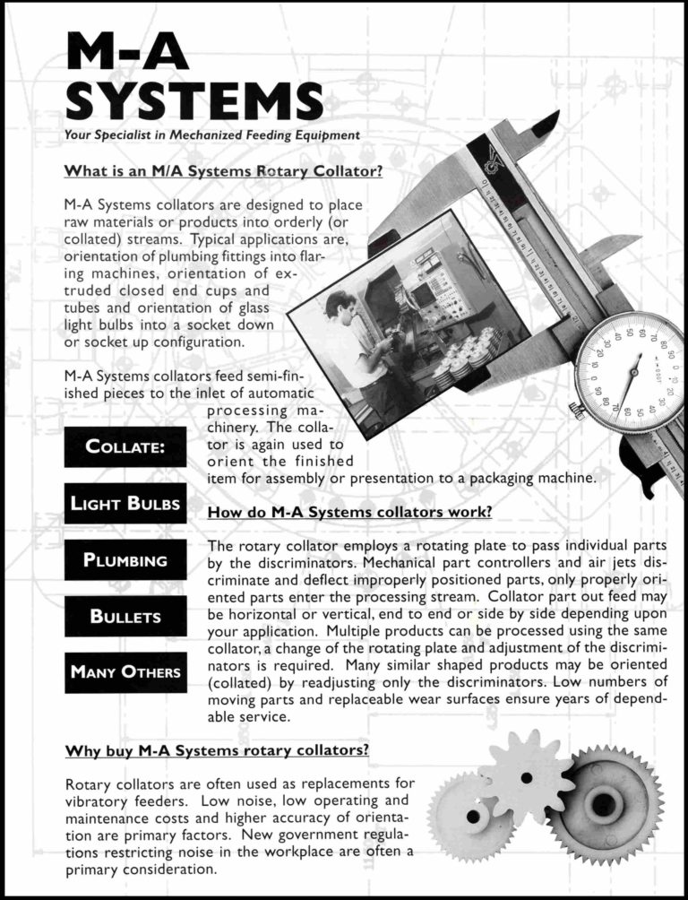 Home Page - M-A Systems