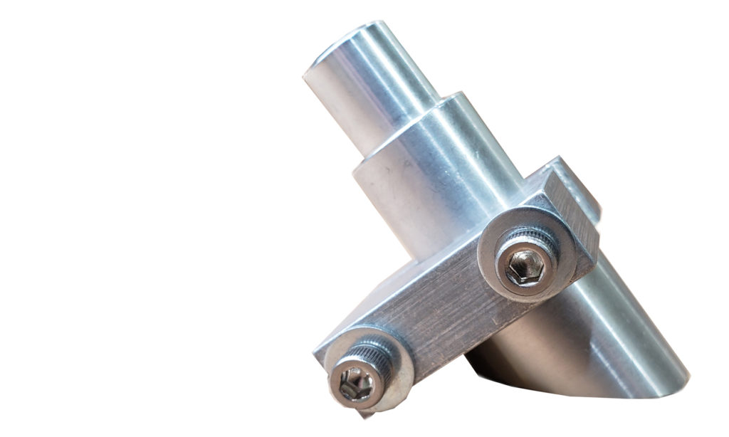 Angle Funnel Exit - Reduced Inlet .530 ID with Clamp - M-A Systems